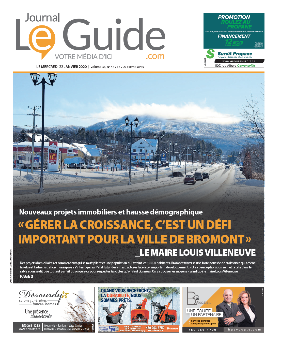 22 janvier 2020 - Le Guide
