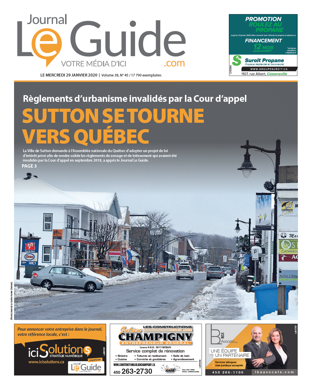 29 janvier 2020 - Le Guide