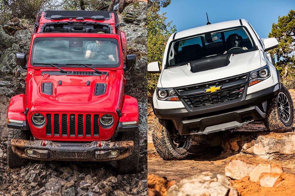 Jeep Gladiator vs Chevrolet Colorado ZR2 – Deux approches différentes ...